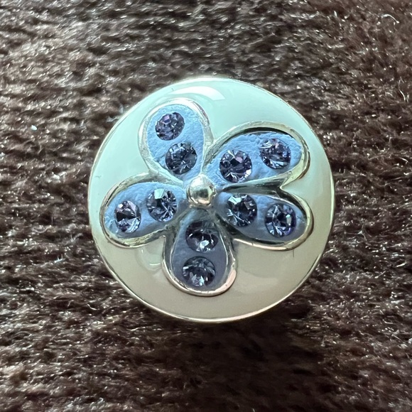 Kameleon | Jewelry | Kameleon Tmjewelpop Tmcrystal Blue Flower On ...